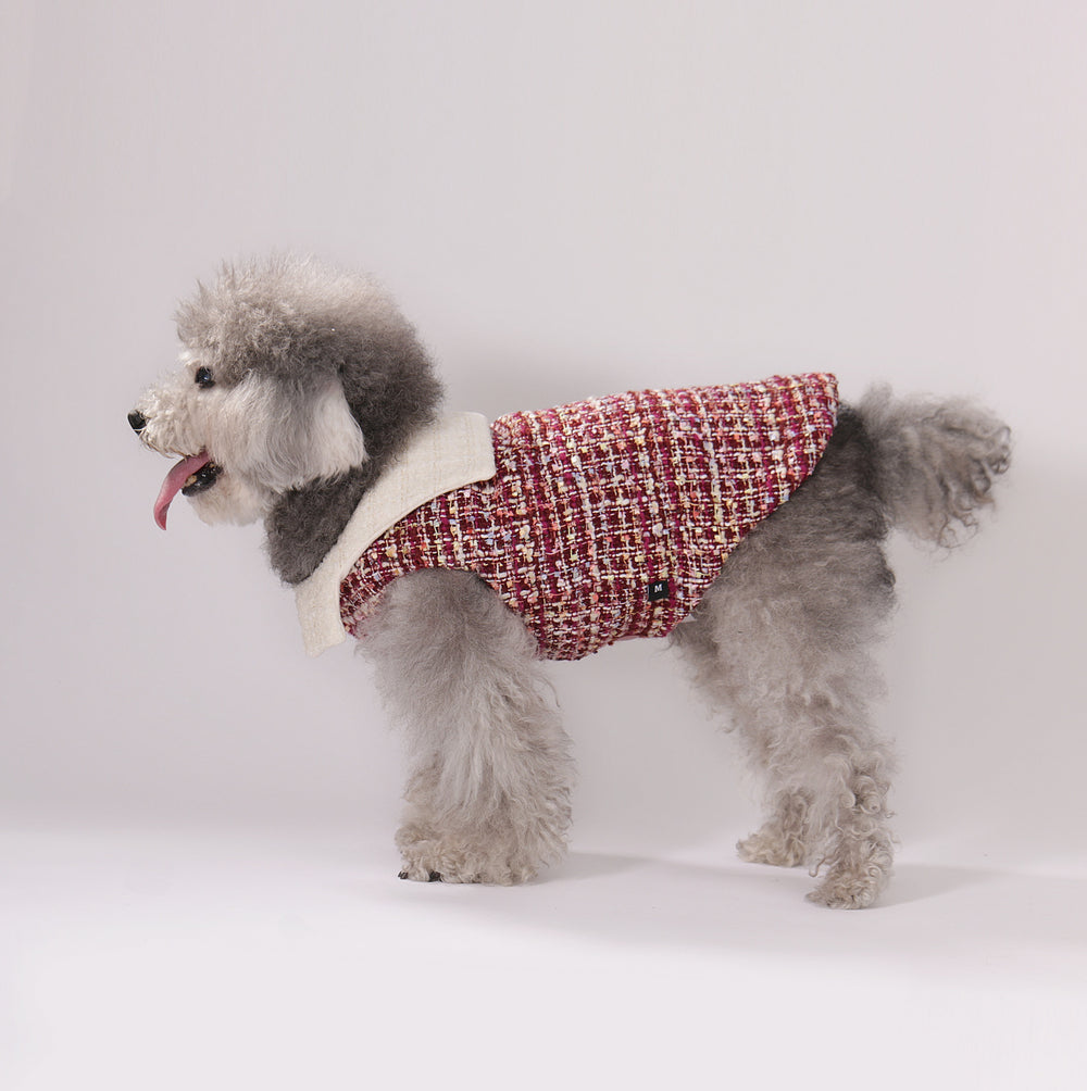 Red Mariner Coat for Dogs | Stylish Cozy Comfort